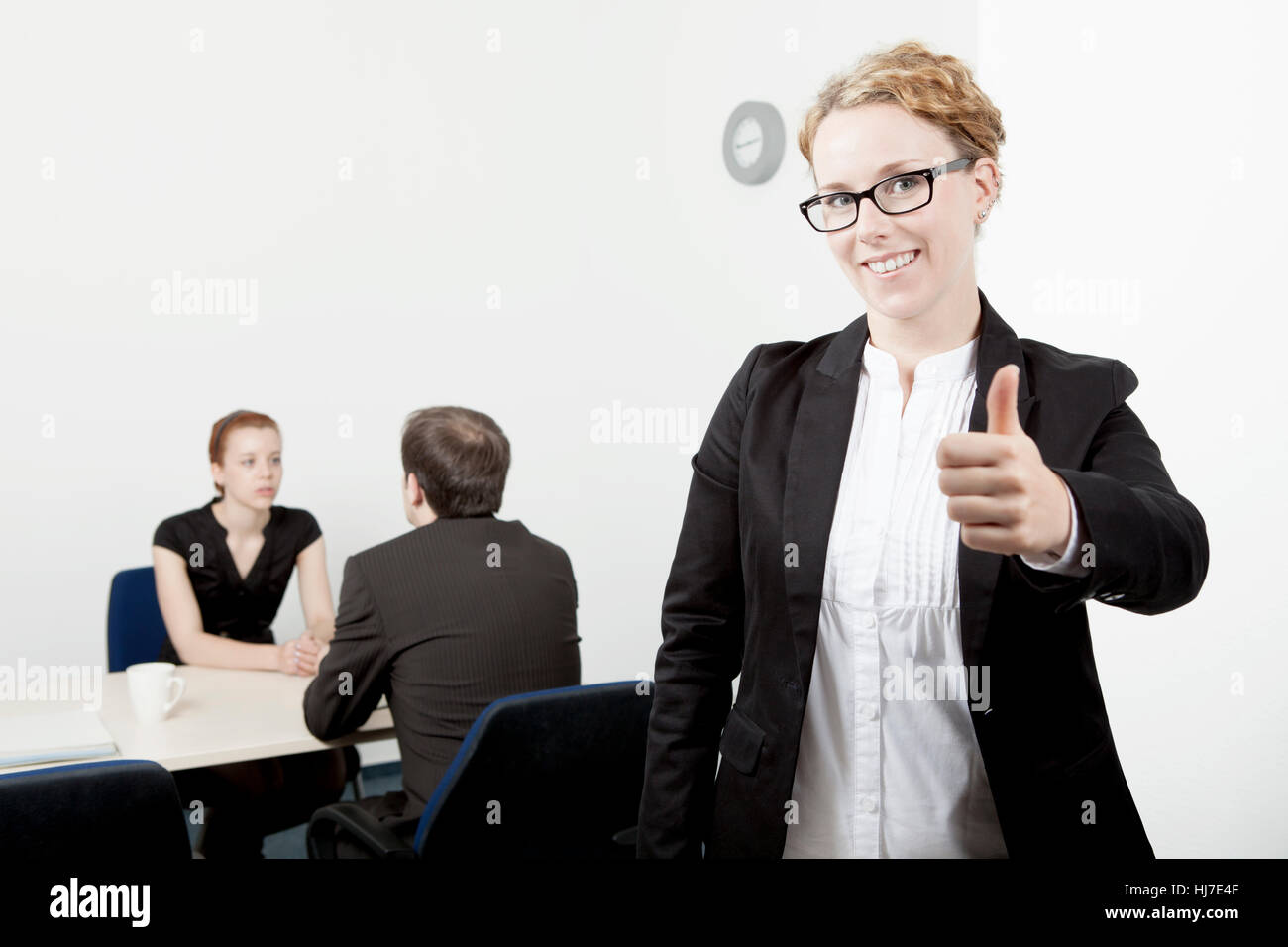 woman, gesture, office, laugh, laughs, laughing, twit, giggle, smile ...