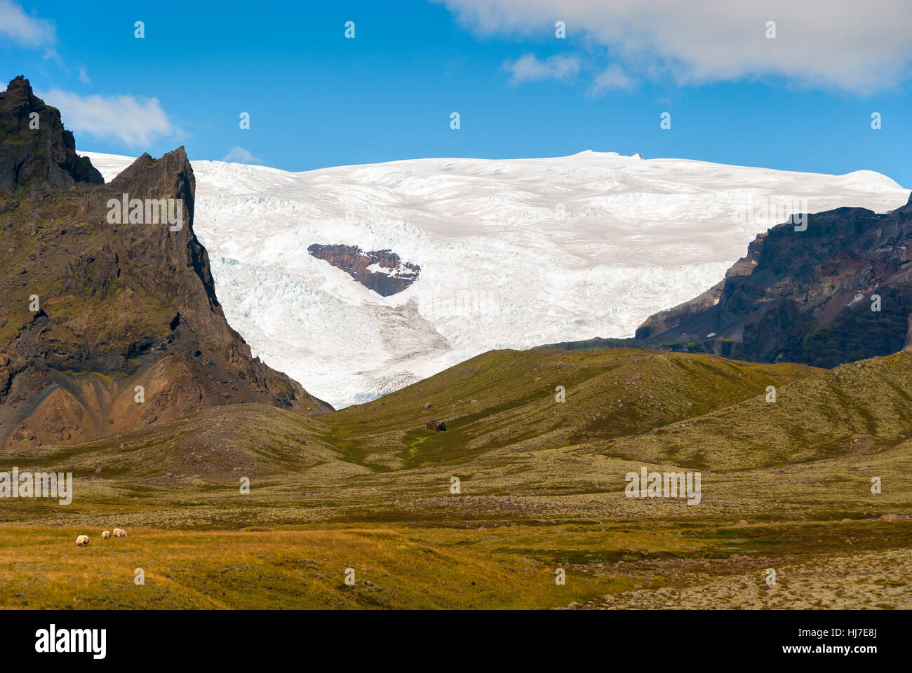 cold, summer, summerly, iceland, glacier, mountain, ice, environment ...
