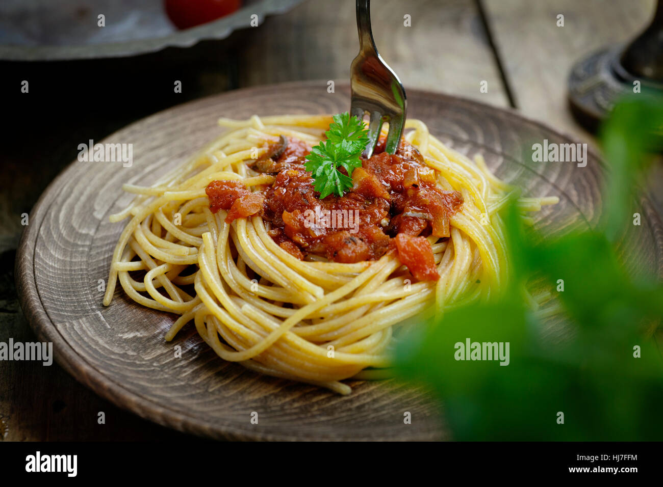 food, aliment, spaghetti, sauce, italian, egg, pasta, tomato, close ...