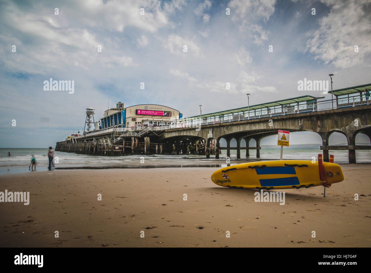 A Time-lapse photography of bournemouth Pier, uk Stock Photo - Alamy