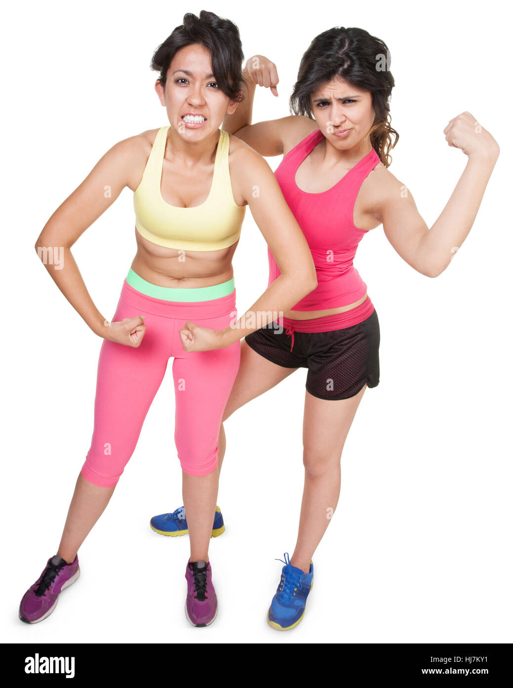 Woman showing midriff Cut Out Stock Images & Pictures - Alamy