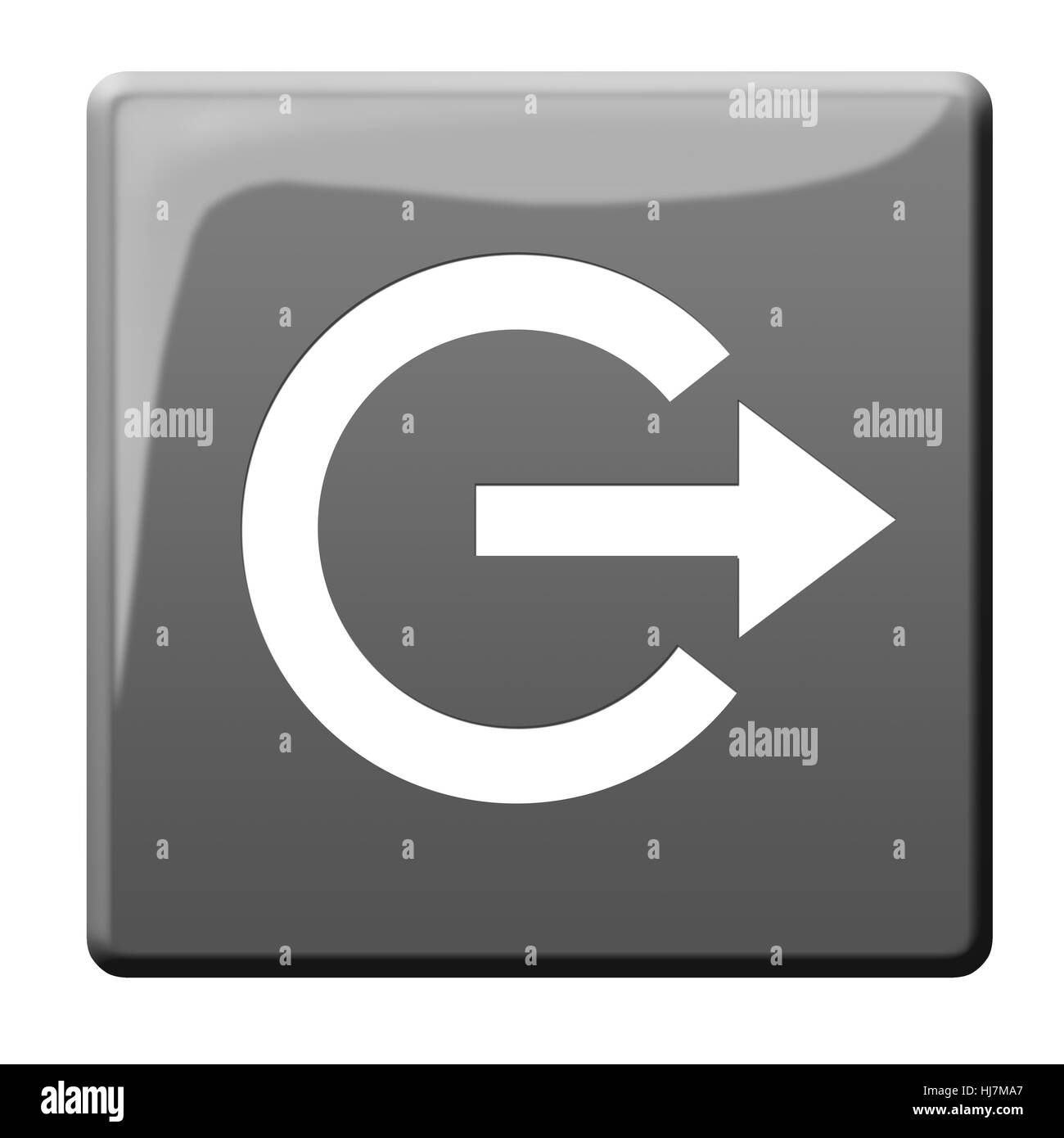 Login icon logout Black and White Stock Photos & Images - Alamy