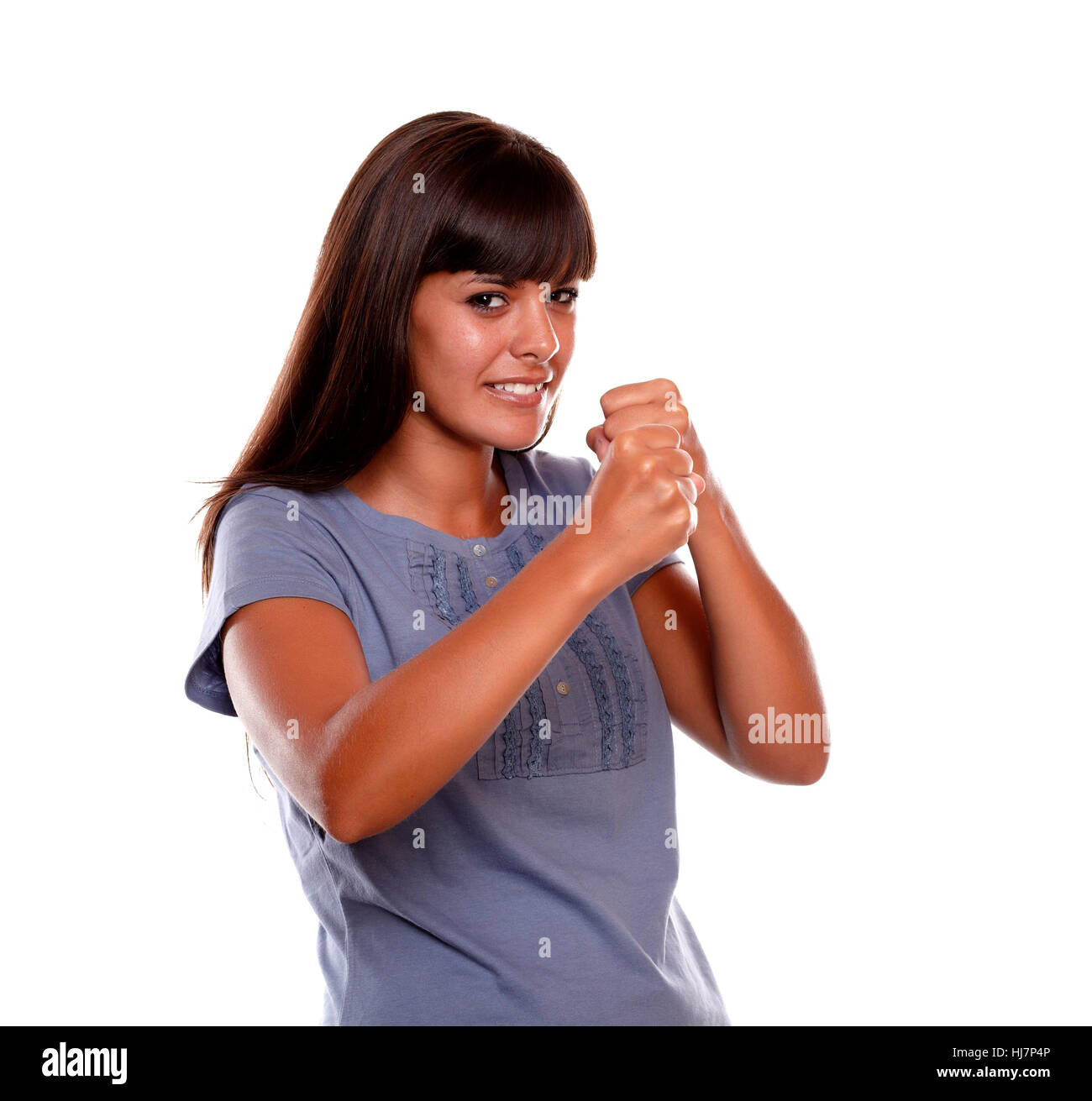 woman, gesture, blue, laugh, laughs, laughing, twit, giggle, smile ...