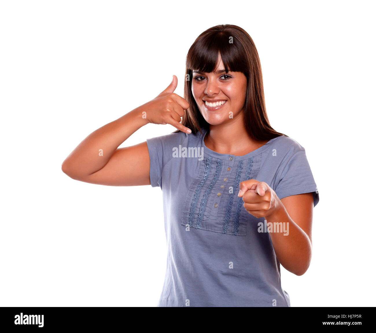 woman, gesture, blue, laugh, laughs, laughing, twit, giggle, smile ...