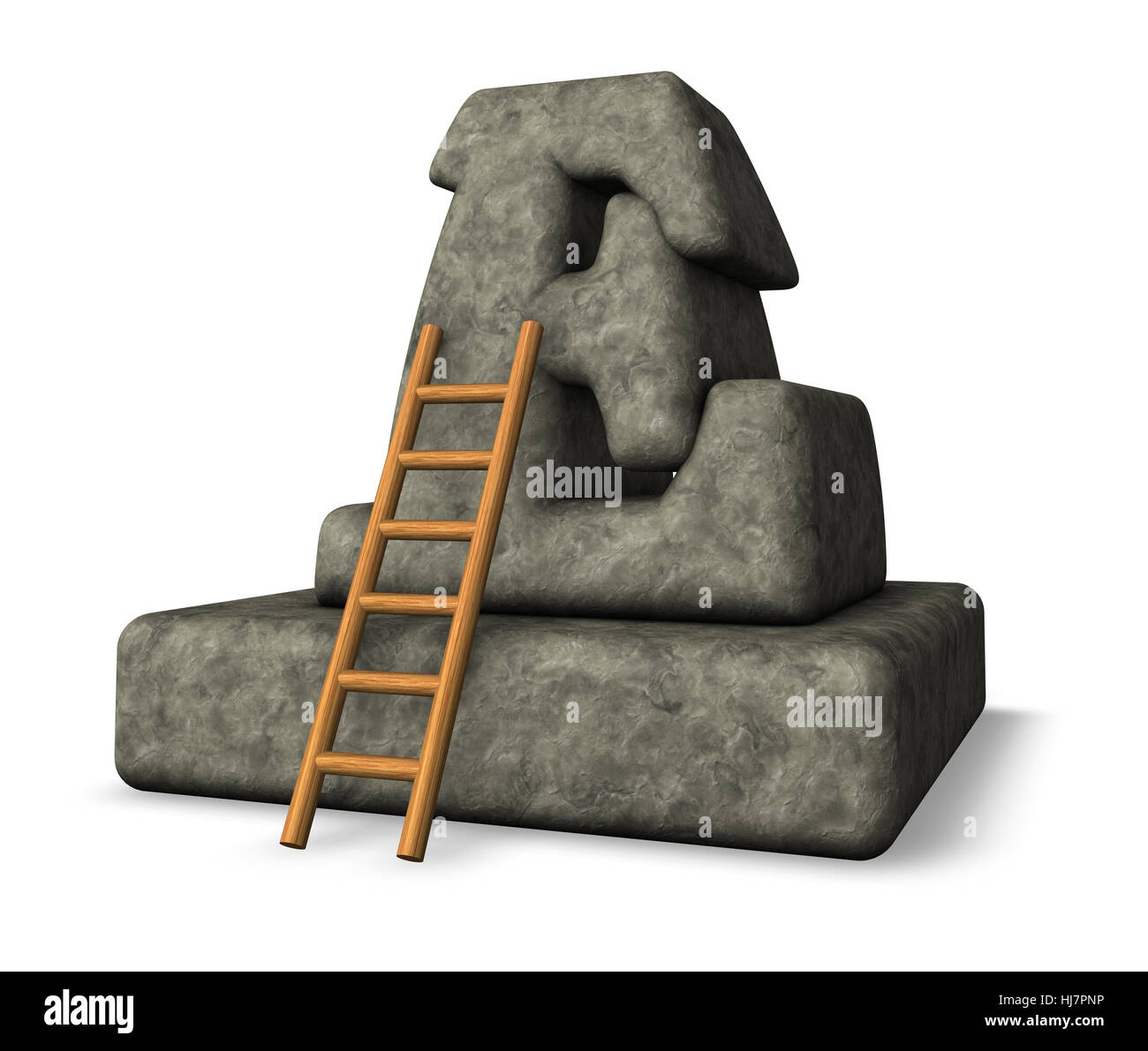 Plinth ladder hi-res stock photography and images - Alamy