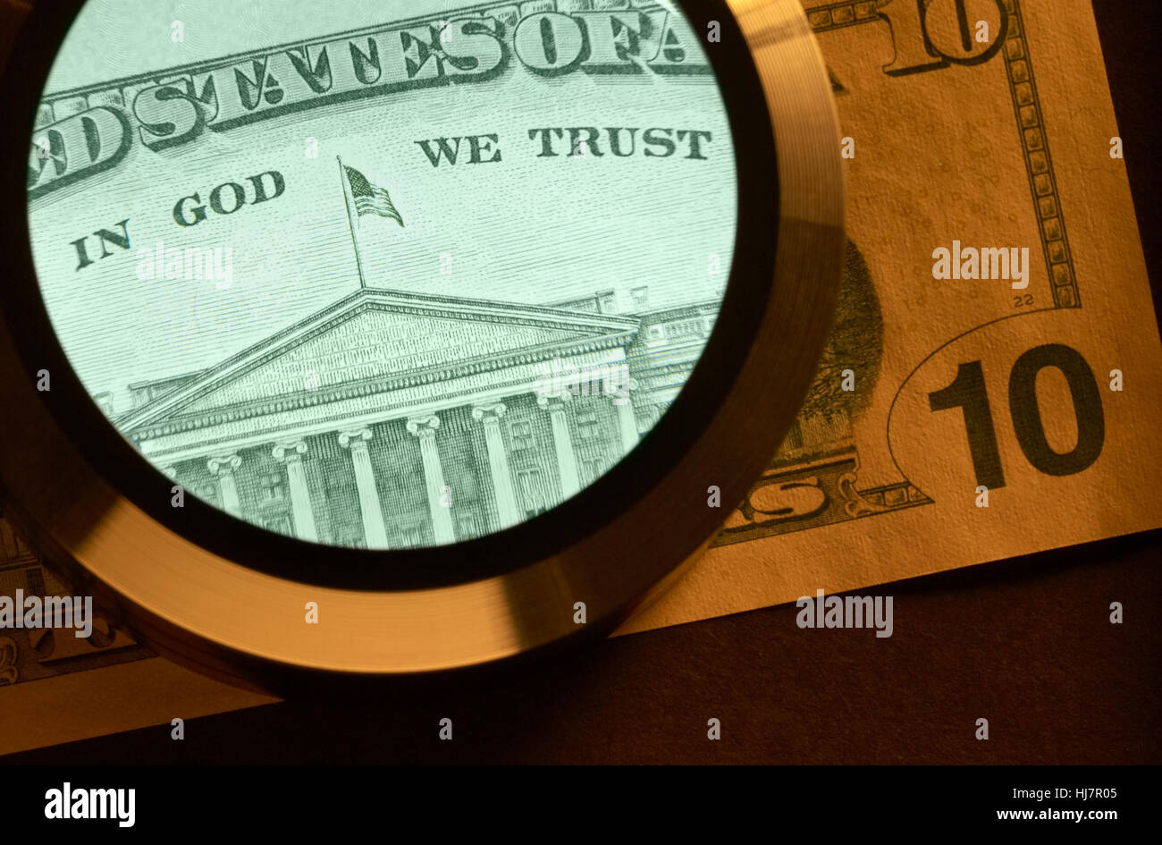 dollar, dollars, bank note, lens, magnifier, money, magnifying, dollar ...