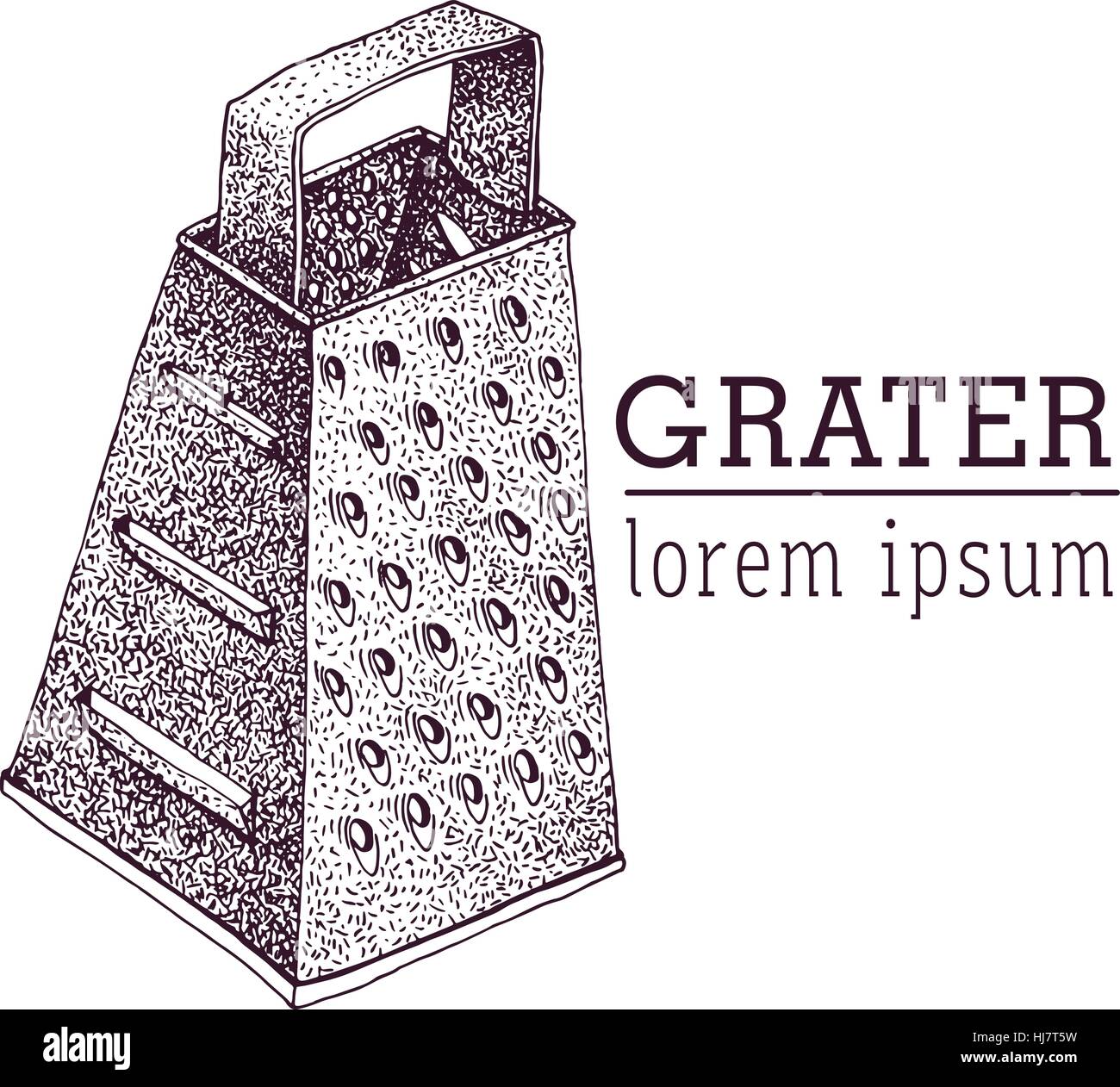 Cheese Grater Drawing