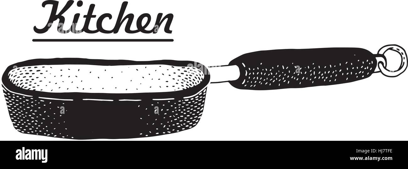 Frying pan sign. Fry or roast food symbol. Vector Stock Vector Image ...