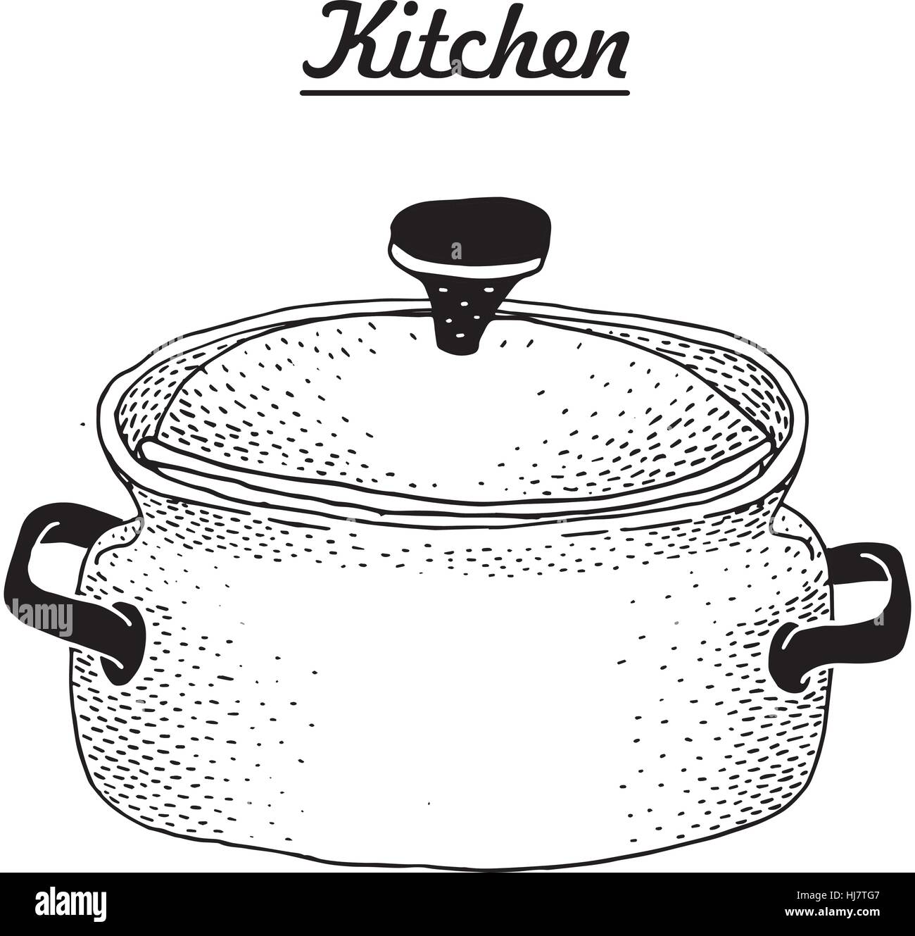 Hot pan isolated, saucepan. Vector Stock Vector Image & Art - Alamy