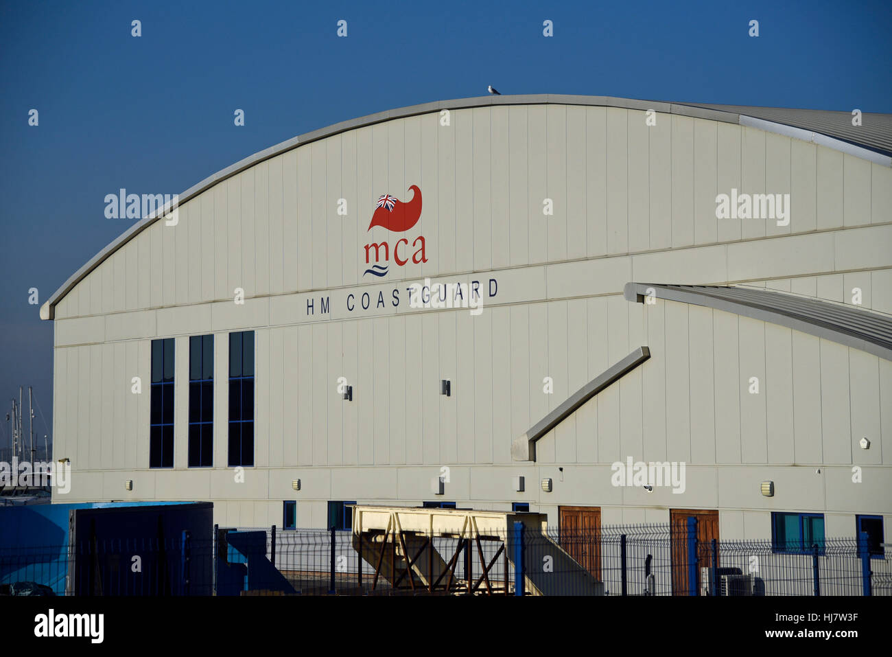 Uk coastguard helicopter sailing boat hi-res stock photography and ...