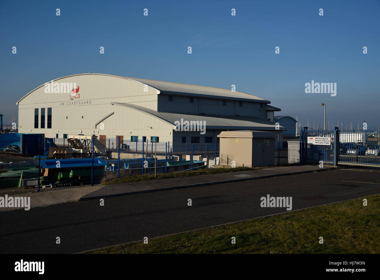 Uk coastguard helicopter sailing boat hi-res stock photography and ...