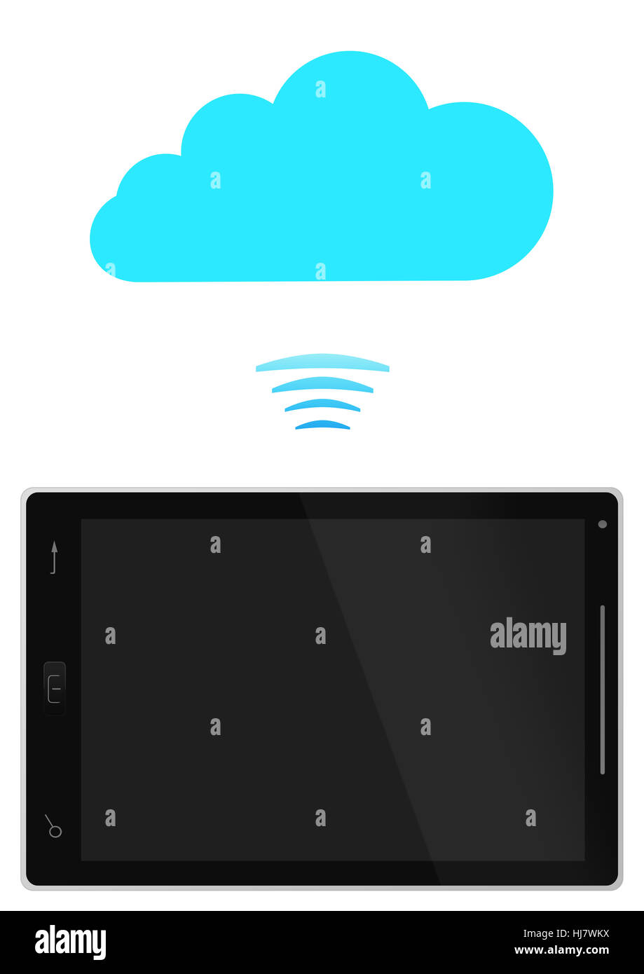 blue, application, PC, computers, computer, object, isolated, modern ...