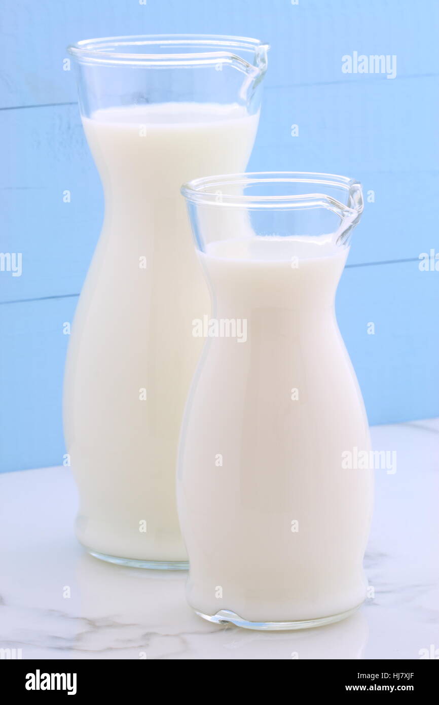 Delicious fresh milk, one of the primary sources of nutrition on ...