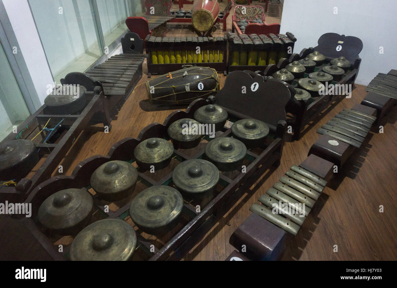 Gamelan as one of traditional music instrument from Central Java photo ...
