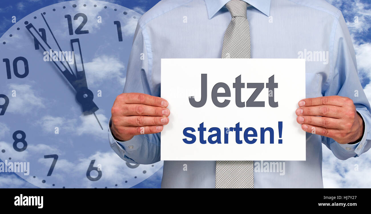 start now ! Stock Photo - Alamy