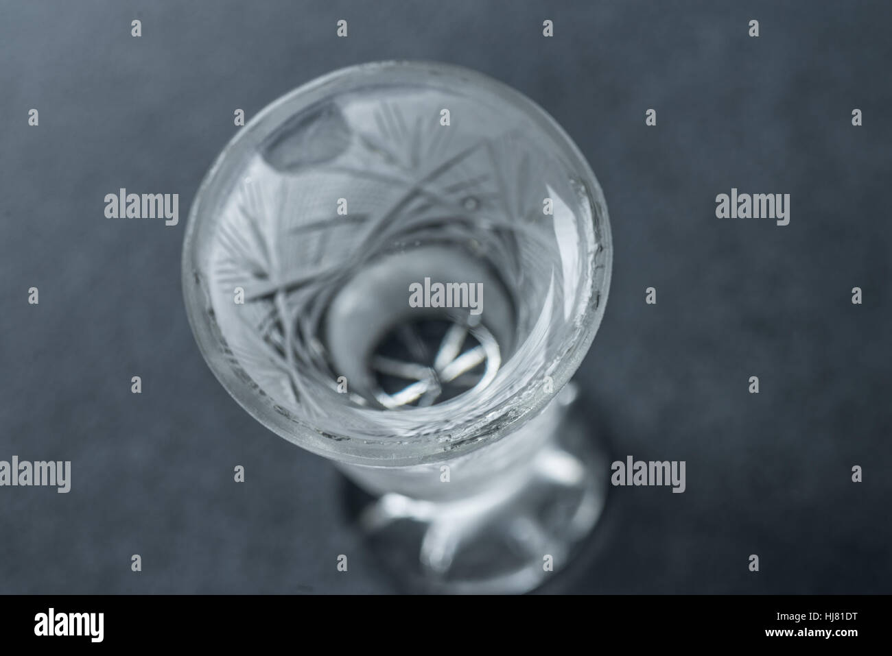 glass of vodka on table Stock Photo - Alamy