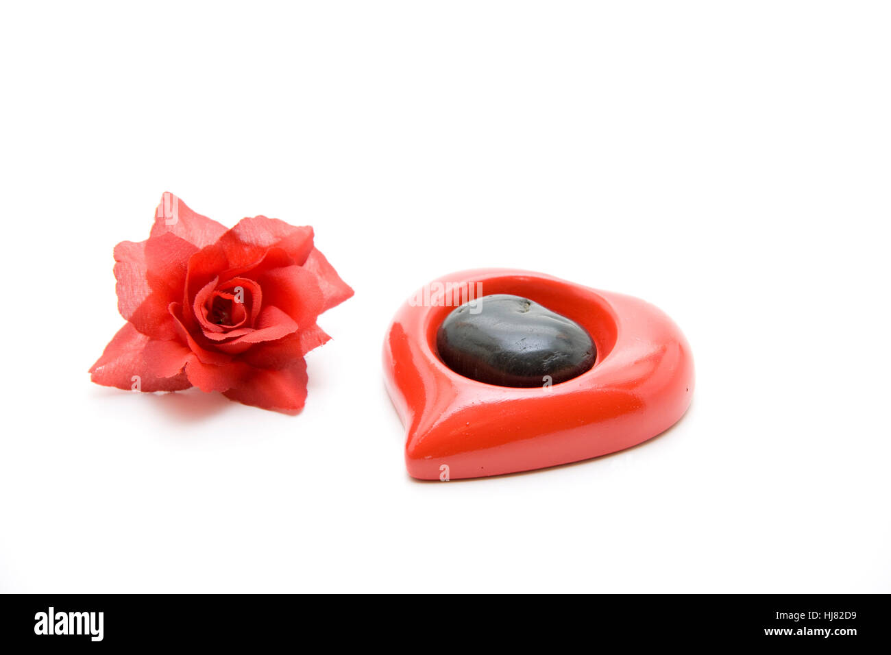 heart with stone Stock Photo - Alamy