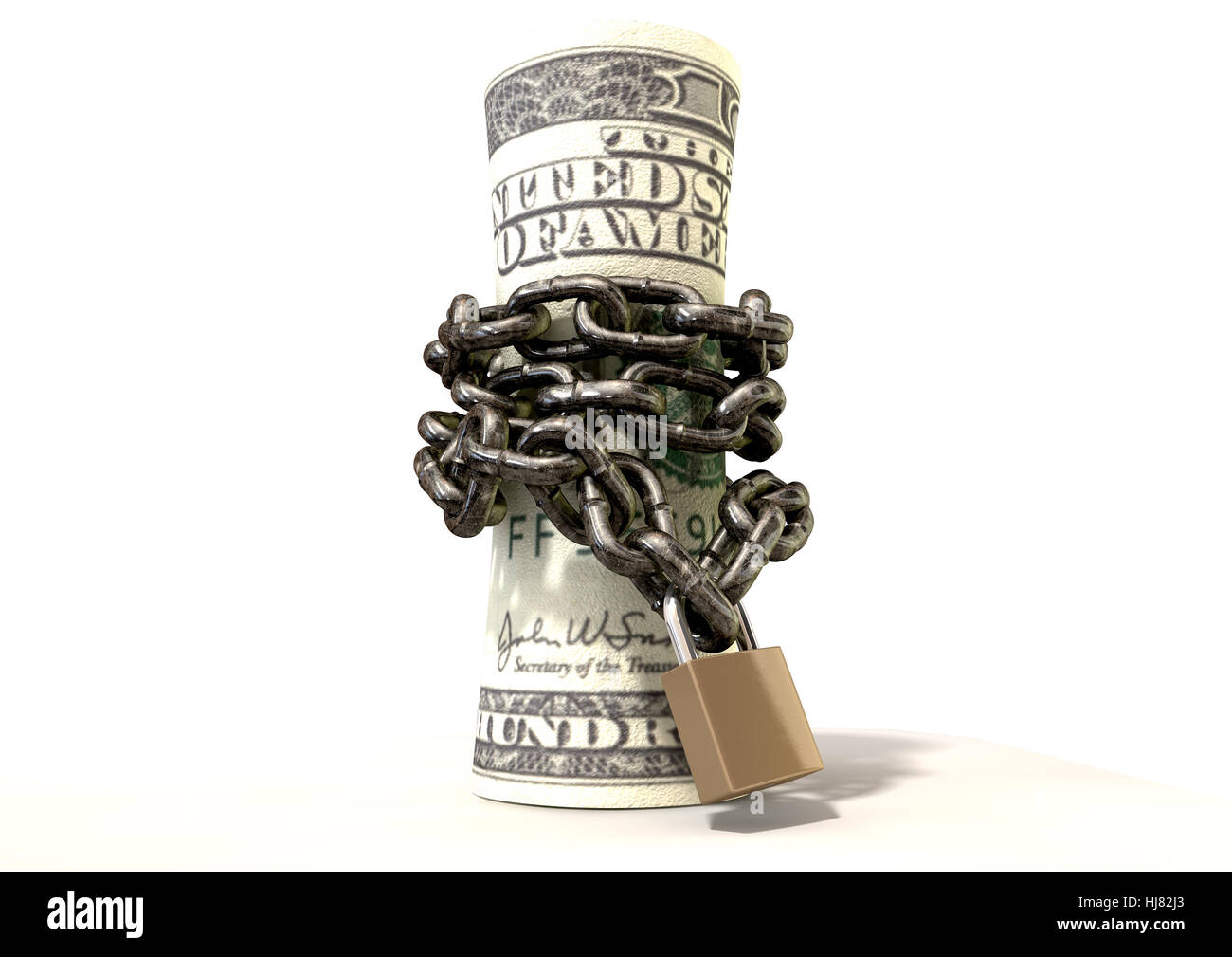 lock, dollar, dollars, isolated, currency, usa, chain, iron, save ...
