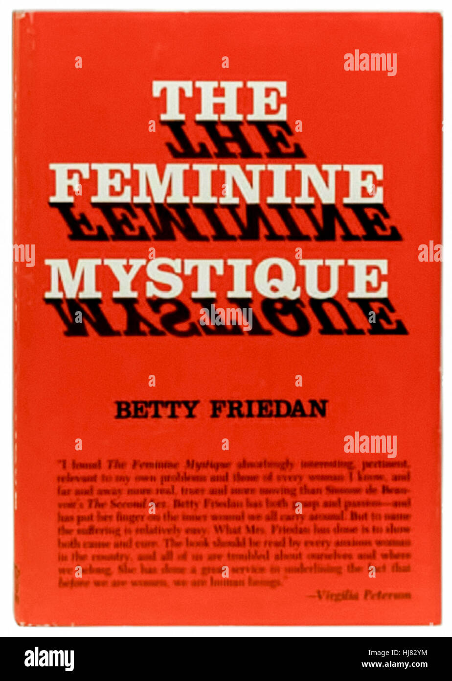 Front cover of 1963 first edition of 'The Feminine Mystique’ by Betty ...