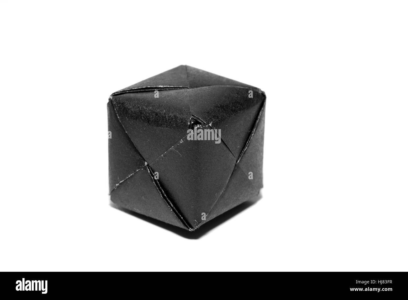 Small black paper box isolated on white Stock Photo - Alamy