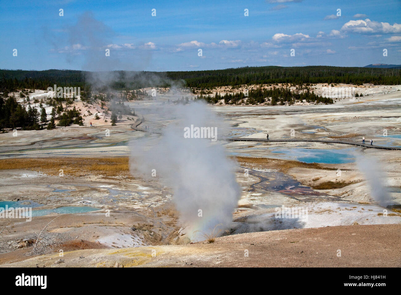 thermal springs, resources, microorganisms, geyser, blue, travel ...