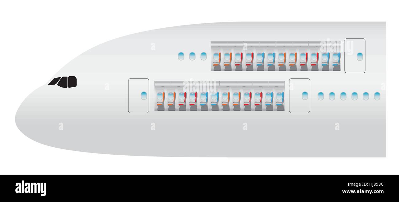Airplane outside window Cut Out Stock Images & Pictures - Alamy