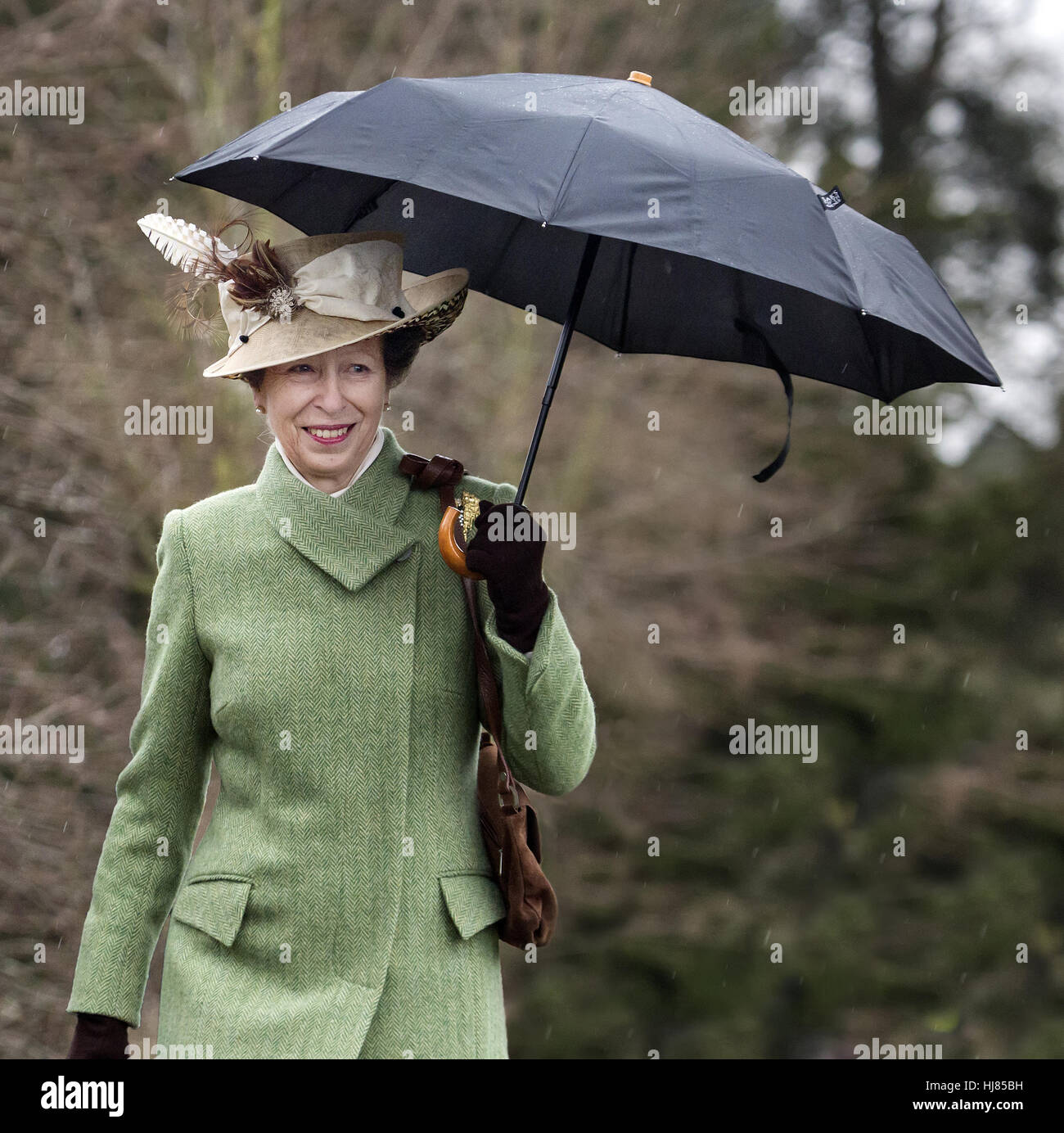 The Royal family attend teh church of St Mary Magdalene on the ...