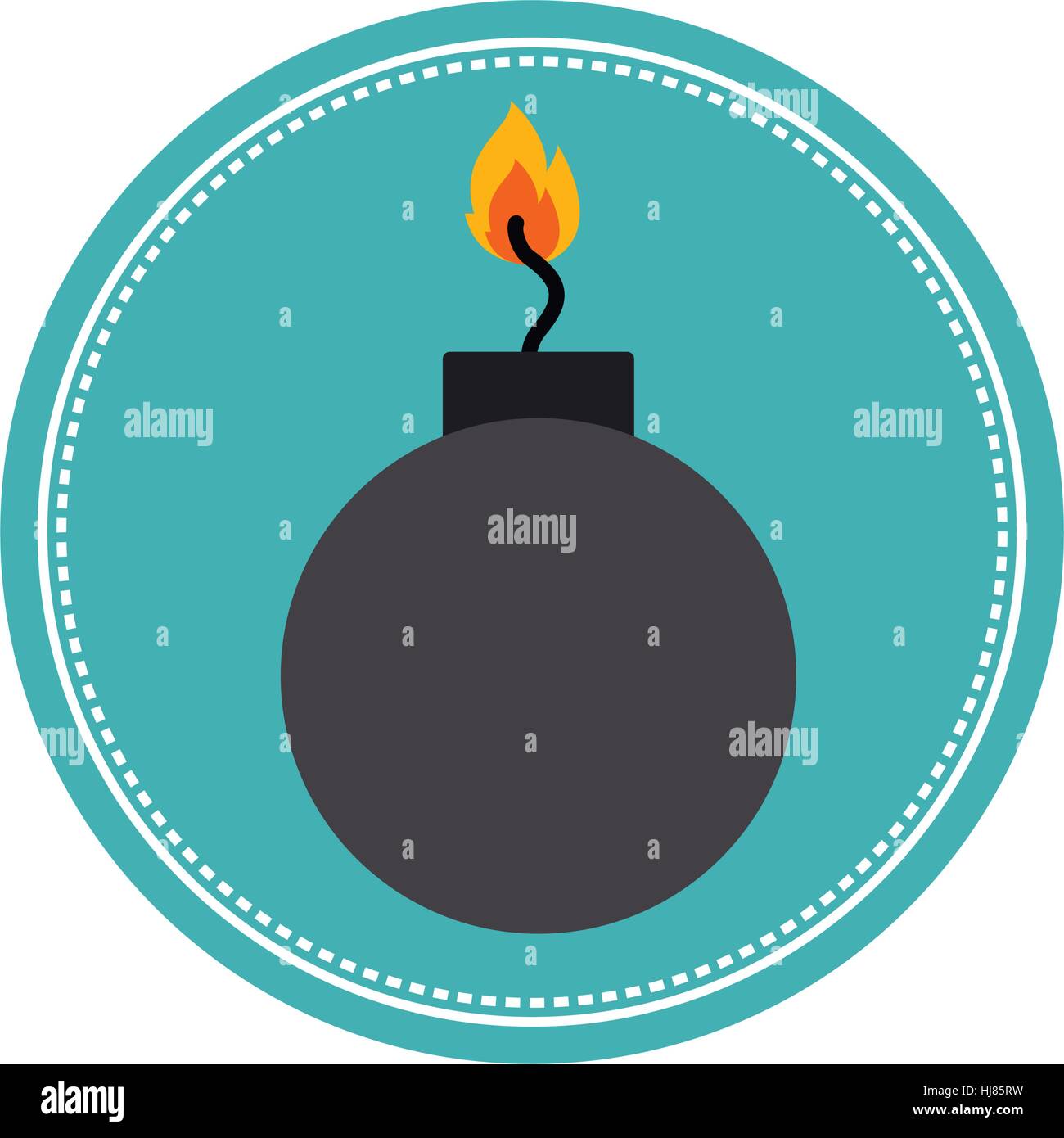 Atomic fire ball Stock Vector Images - Alamy