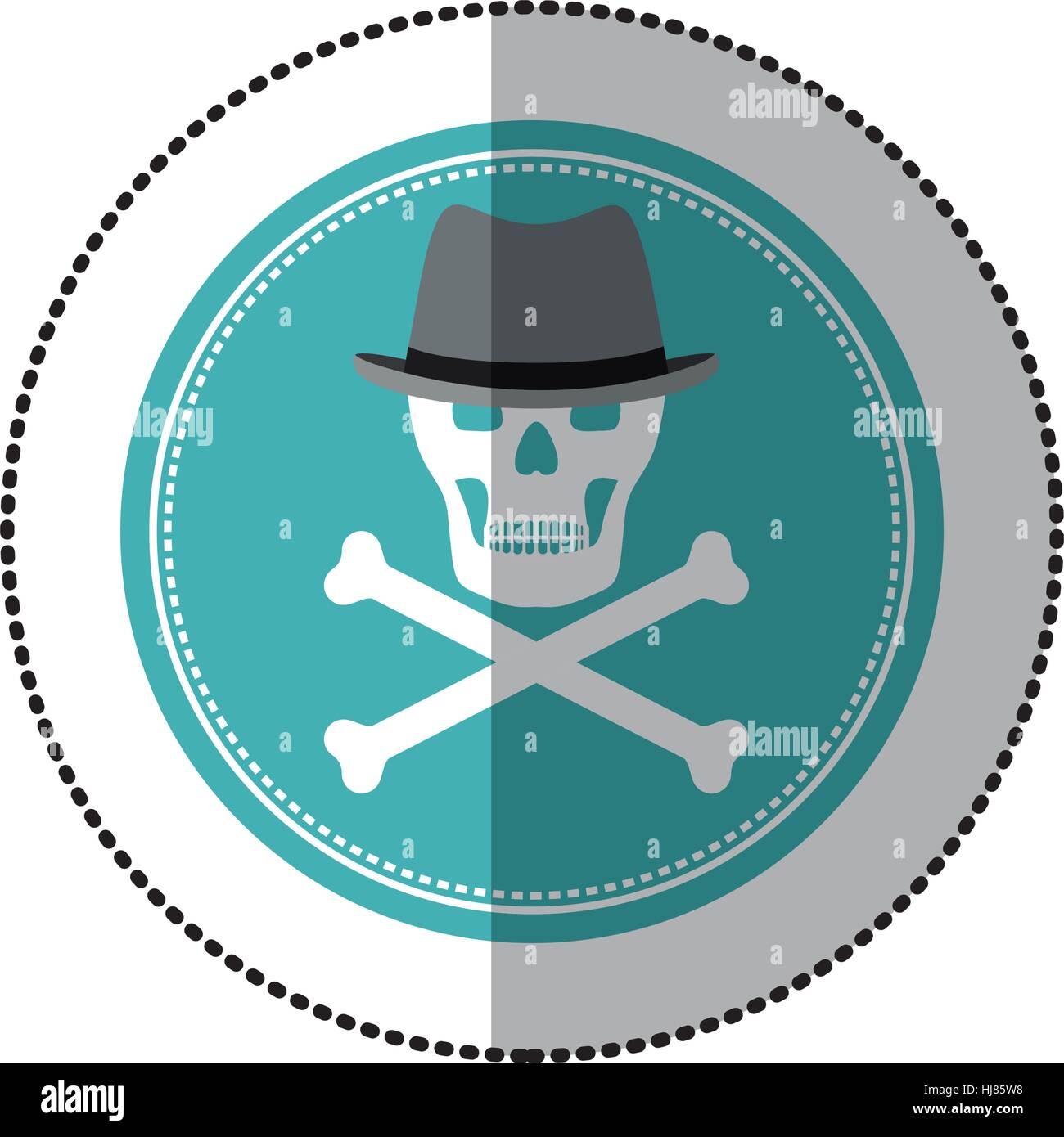 Skull death symbol icon vector illustration graphic design Stock Vector ...