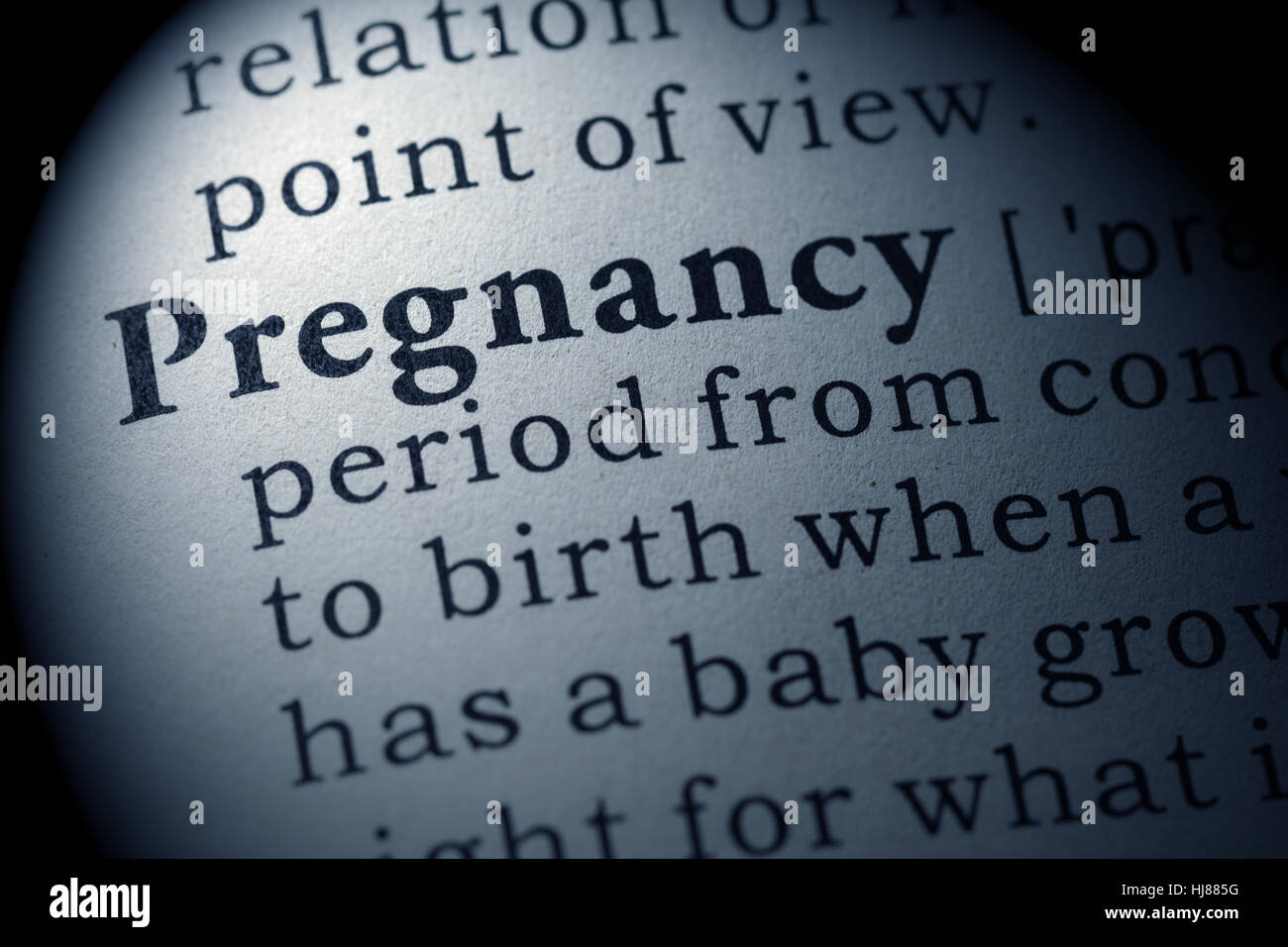 Fake Dictionary, Dictionary definition of the word pregnancy. including ...