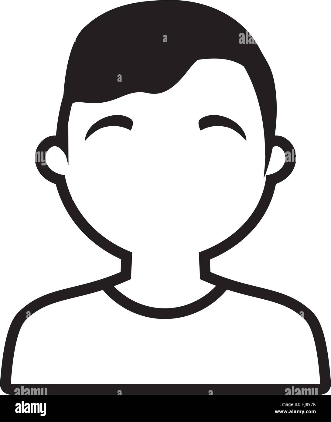 avatar man figure model outline vector illustration eps 10 Stock Vector ...