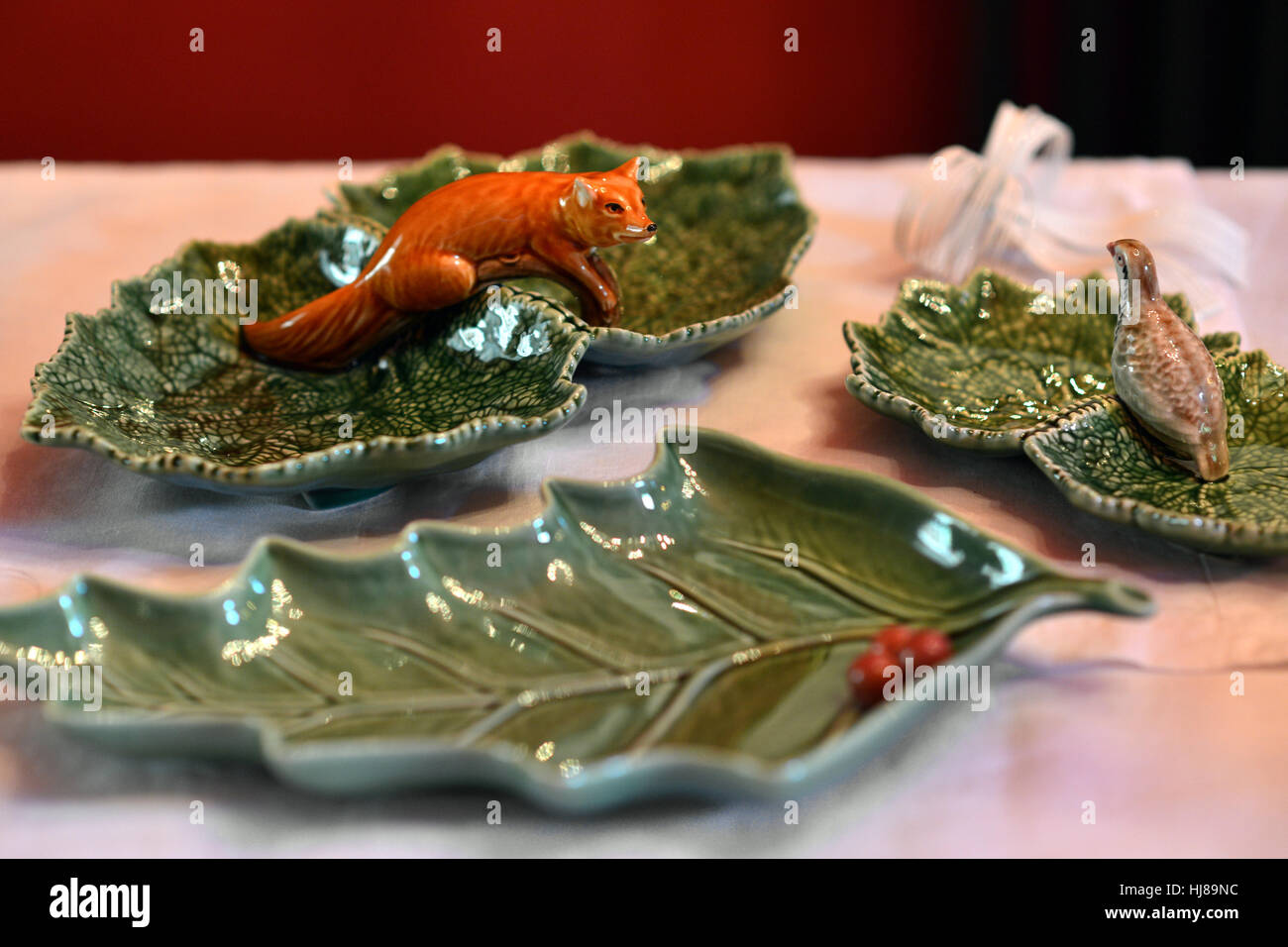 Bordallo Pinheiro Portuguese ceramics Stock Photo - Alamy