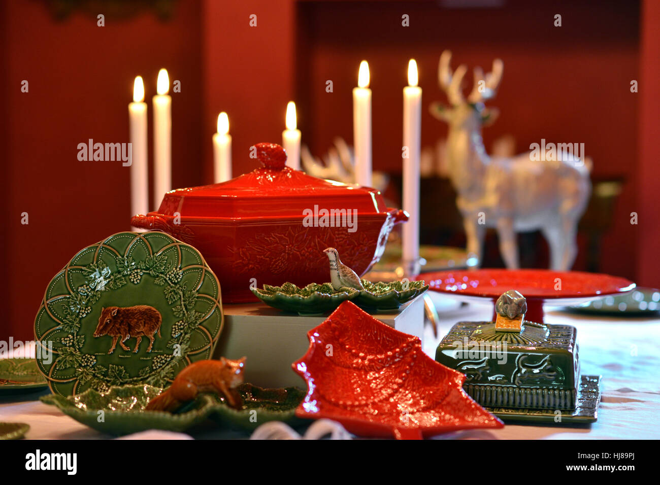 Bordallo Pinheiro Portuguese ceramics Stock Photo - Alamy