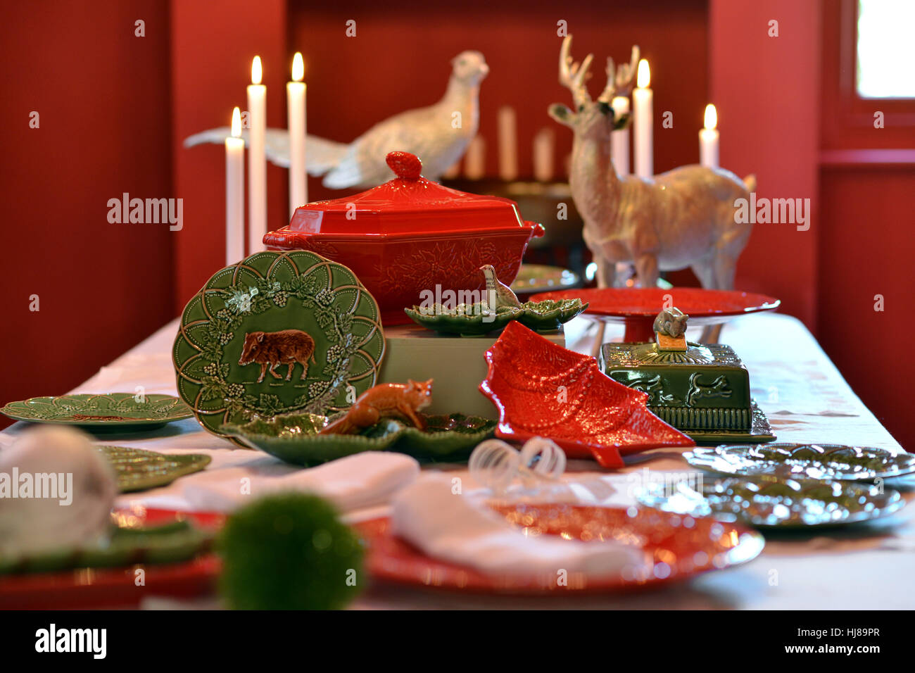 Bordallo Pinheiro Portuguese ceramics Stock Photo - Alamy