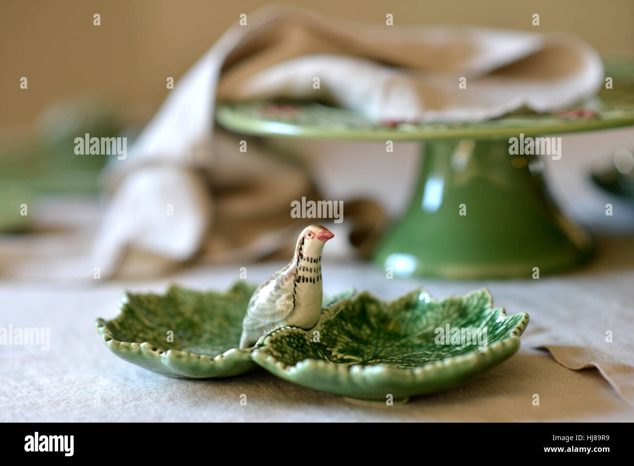 Bordallo Pinheiro Portuguese ceramics Stock Photo - Alamy