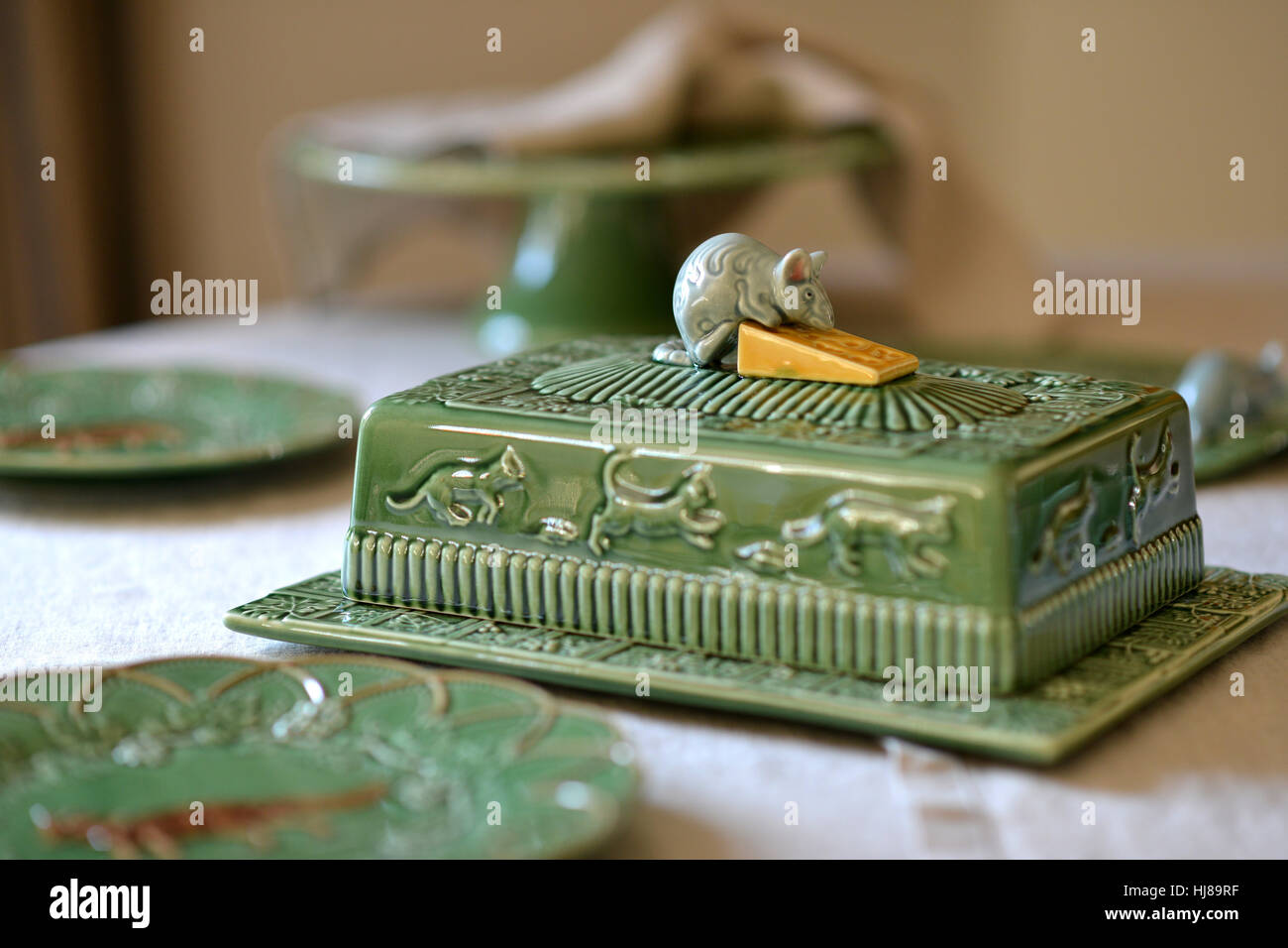 Bordallo Pinheiro Portuguese ceramics Stock Photo - Alamy