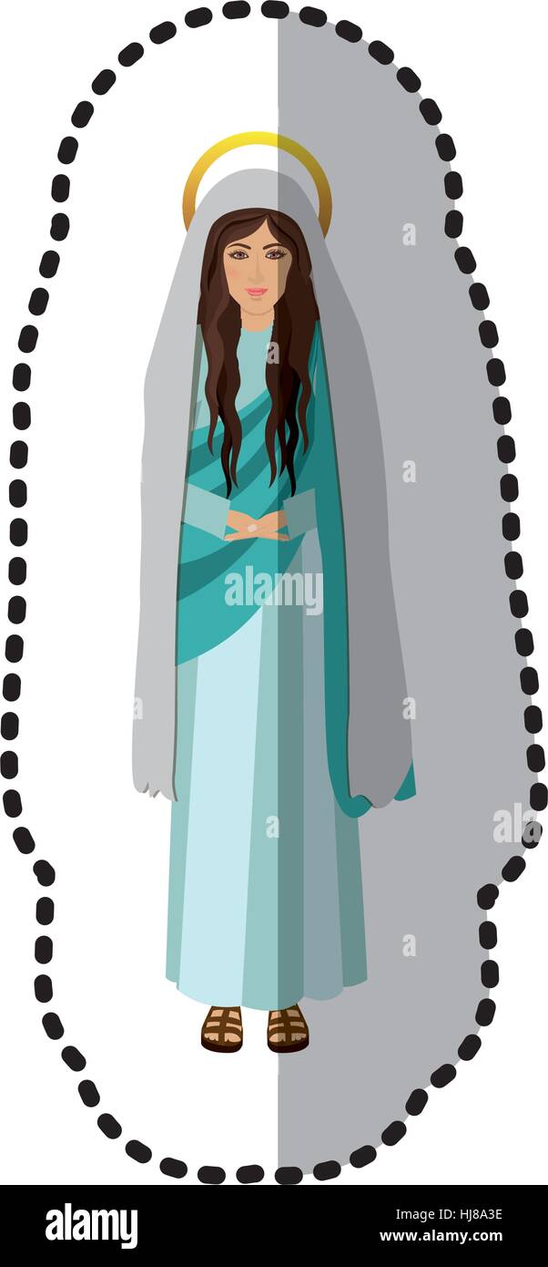 Virgin maria vector vectors hi-res stock photography and images - Alamy