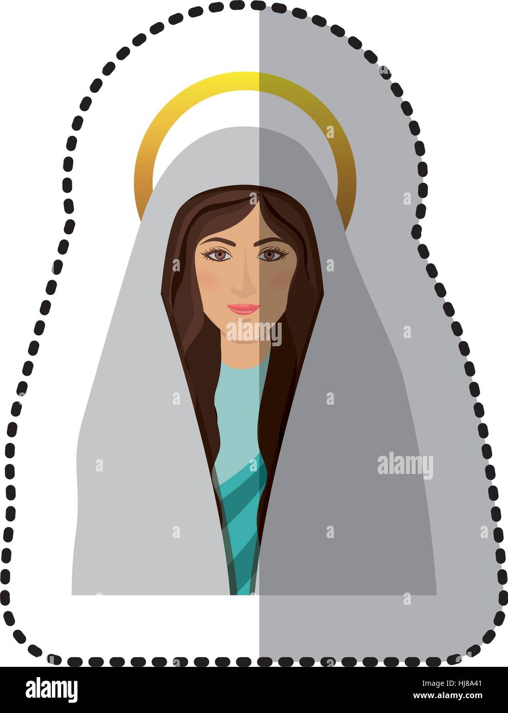 Annunciation of mother mary Stock Vector Images - Alamy