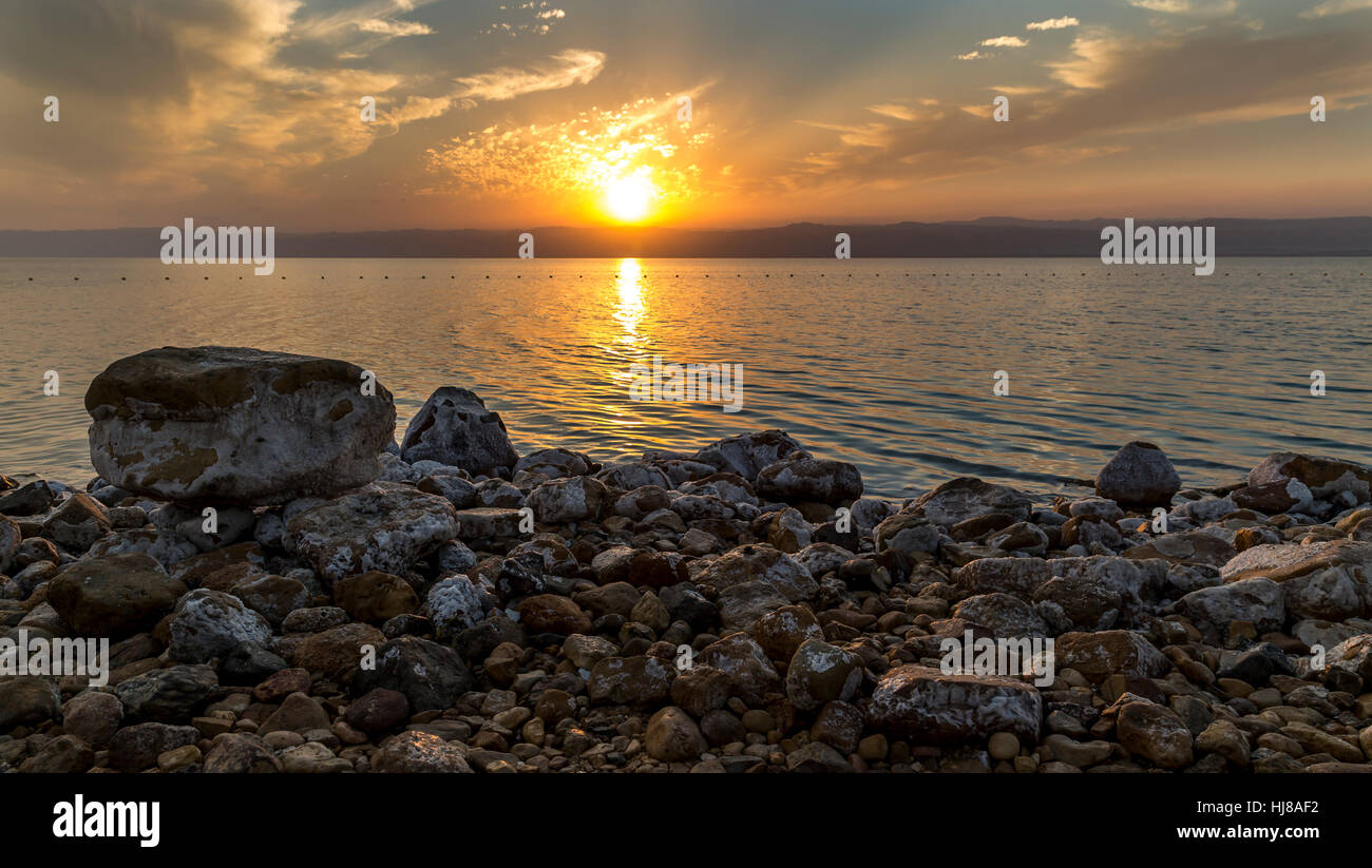 Dead sea jordan sunset hi-res stock photography and images - Alamy