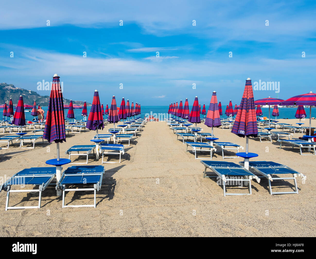 Giardini naxos beach sicily hi-res stock photography and images - Alamy