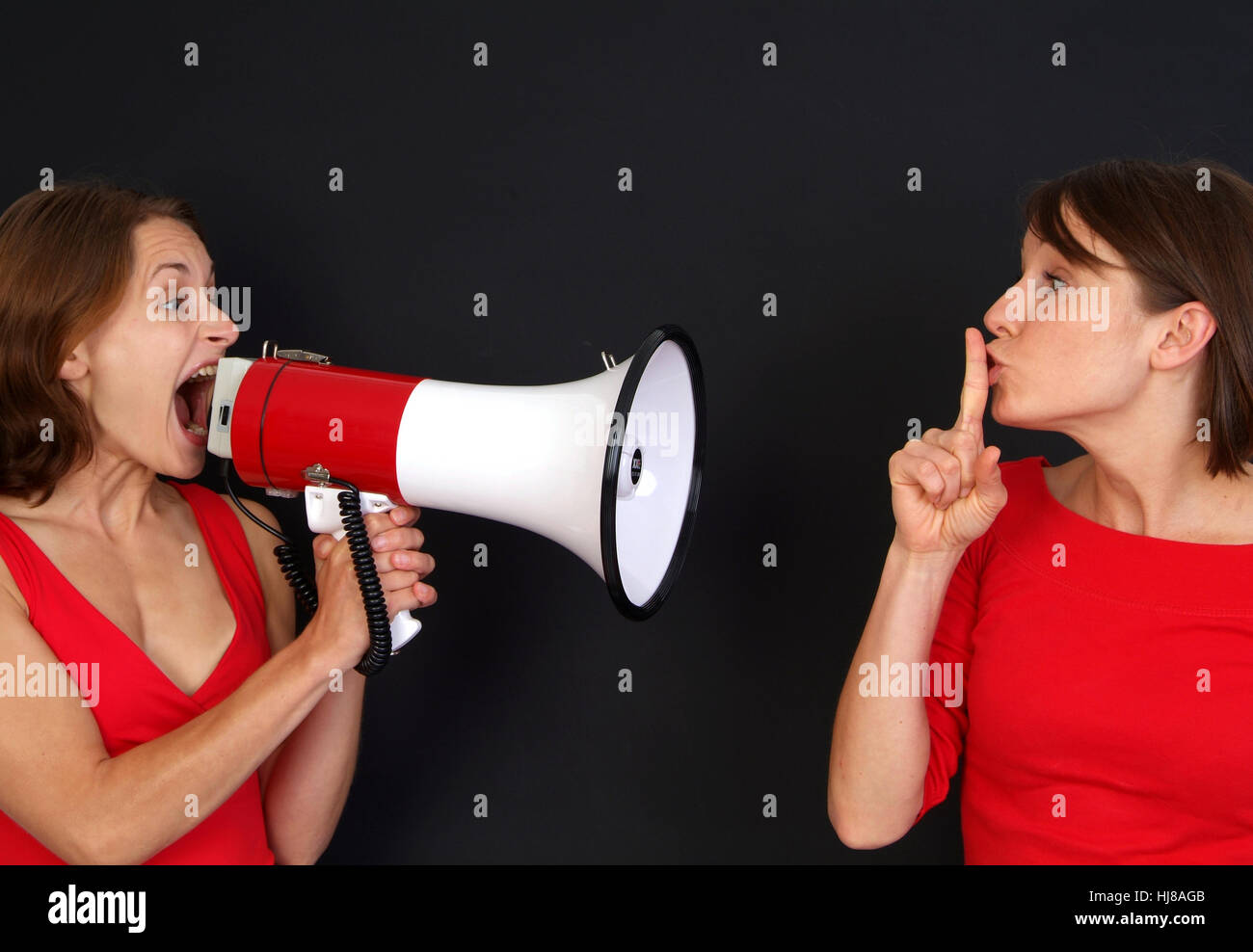 Silent screaming hi-res stock photography and images - Alamy