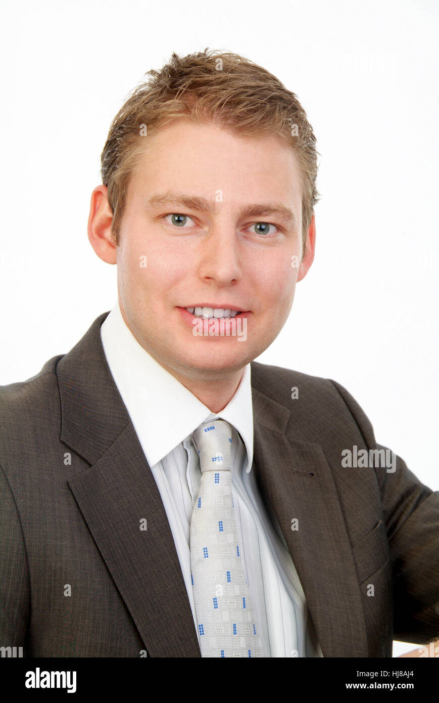 Young business man Stock Photo - Alamy