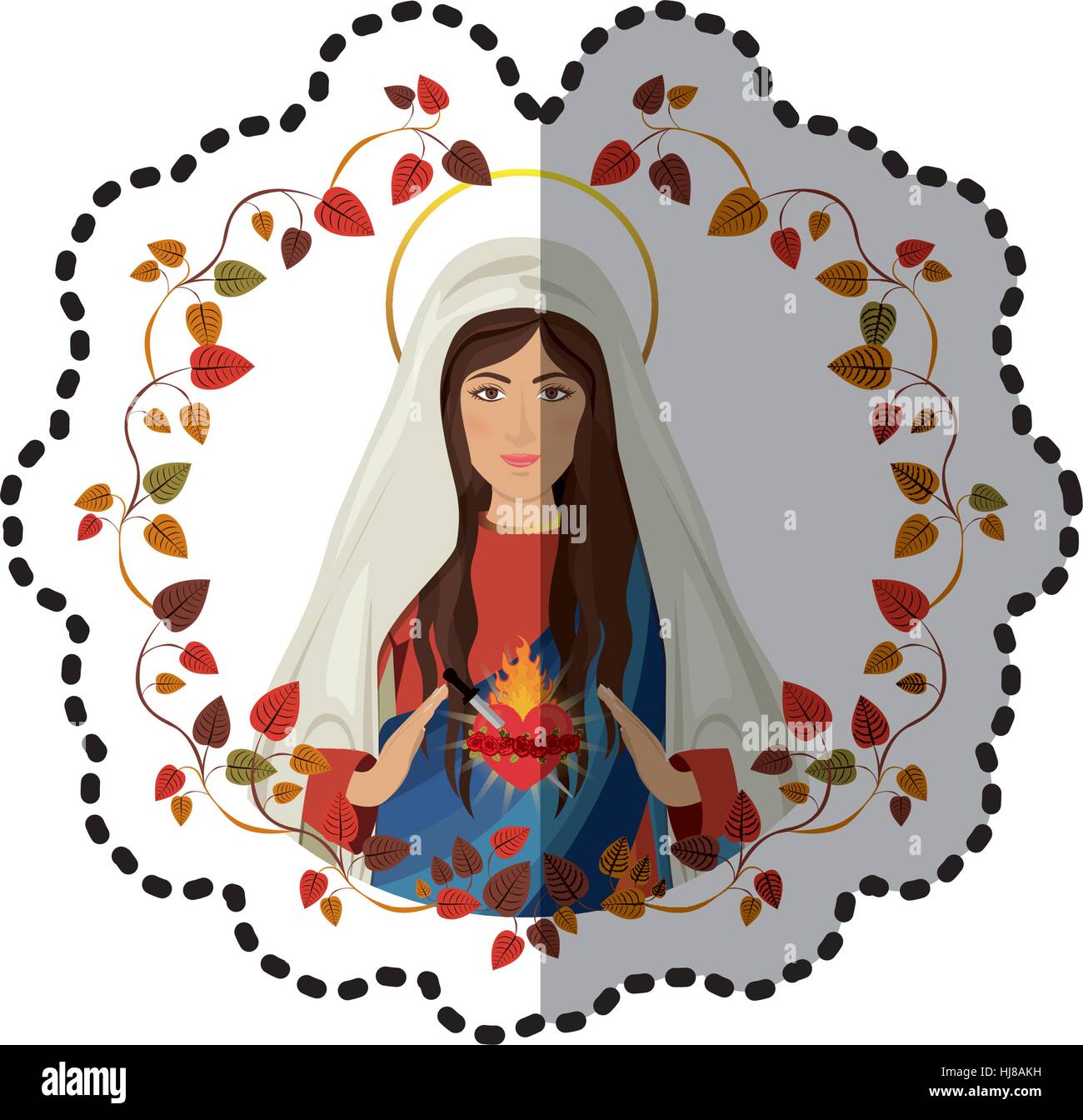 Immaculate Heart Of Mary Clipart