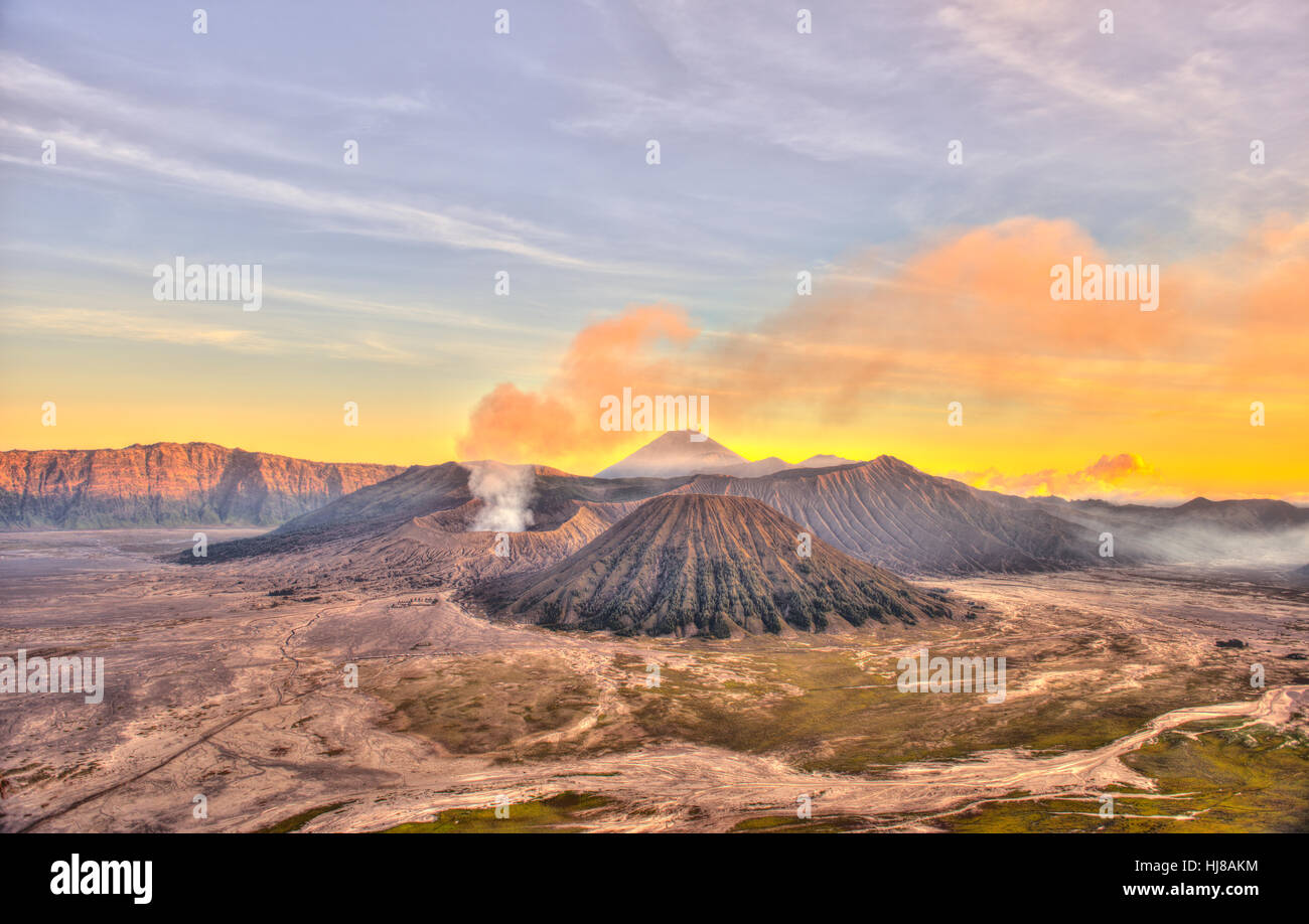 Mount bromo at sunset hi-res stock photography and images - Alamy
