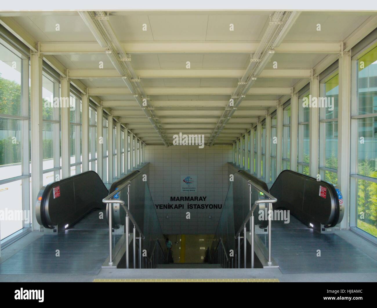 Entrance to Yenikapi Marmaray station, Istanbul Stock Photo - Alamy