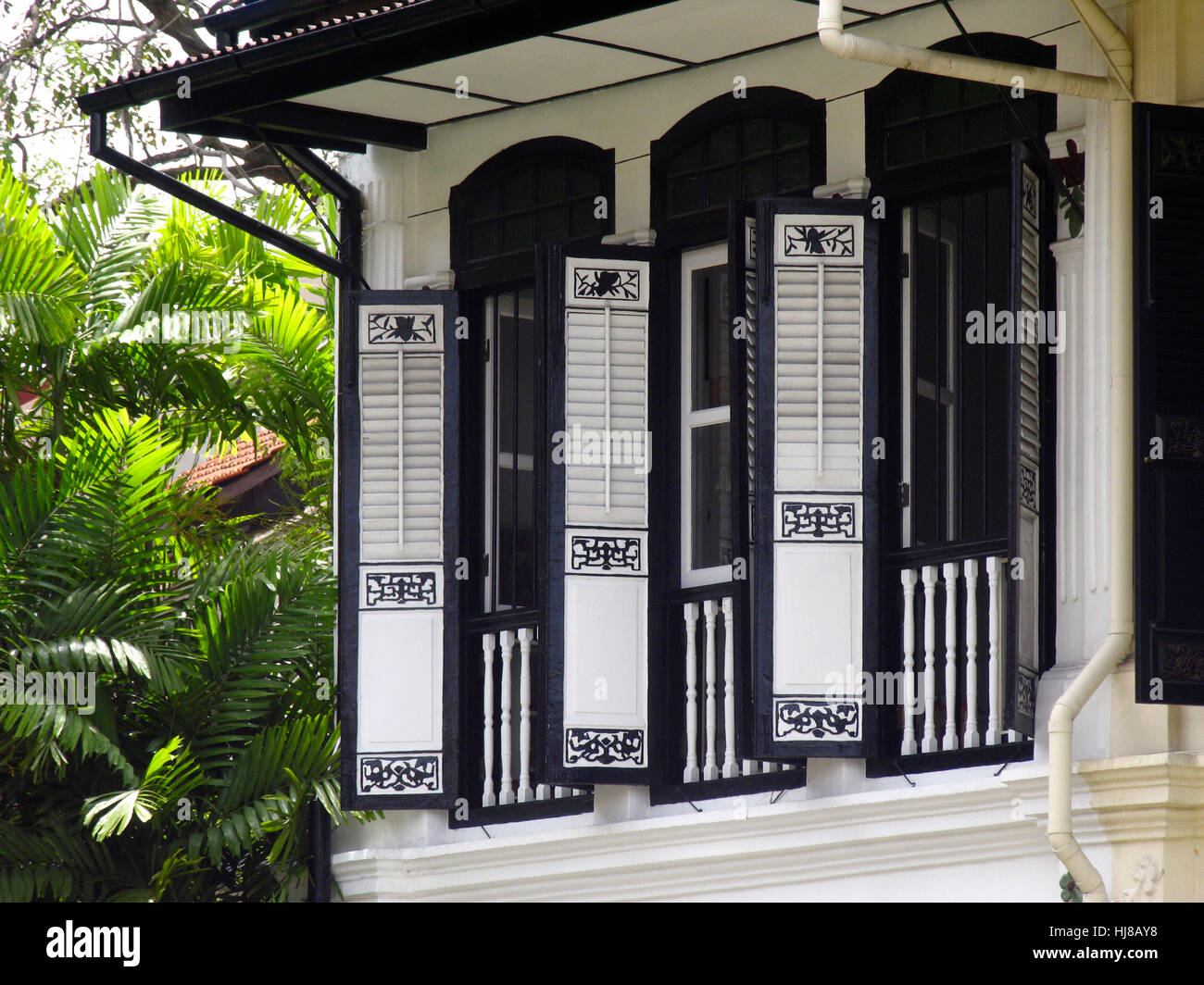 Colonial houses, Singapore, Asia Stock Photo - Alamy