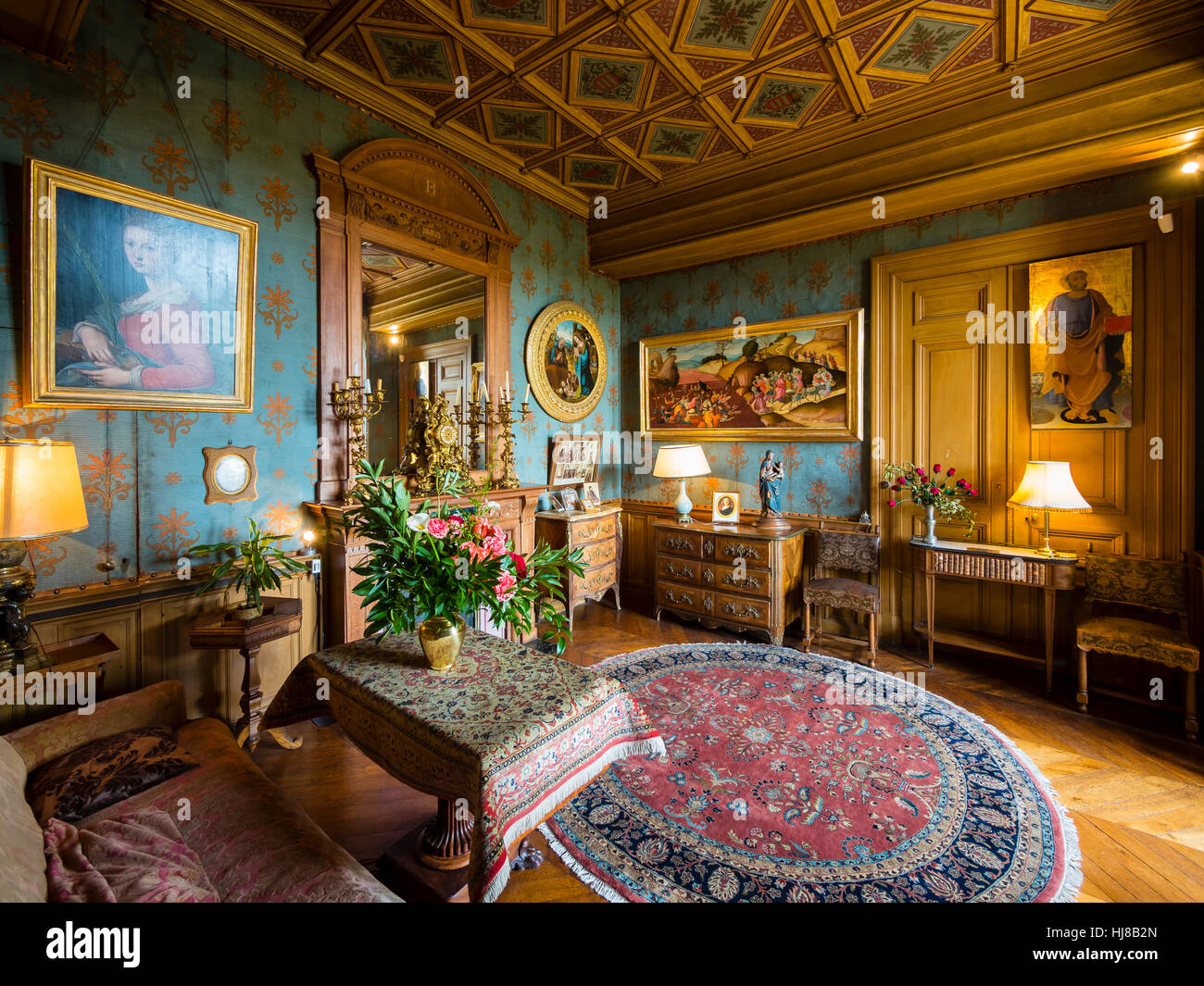 Montrésor Castle, Château de Montresor, Montrésor, Loire, France Stock ...