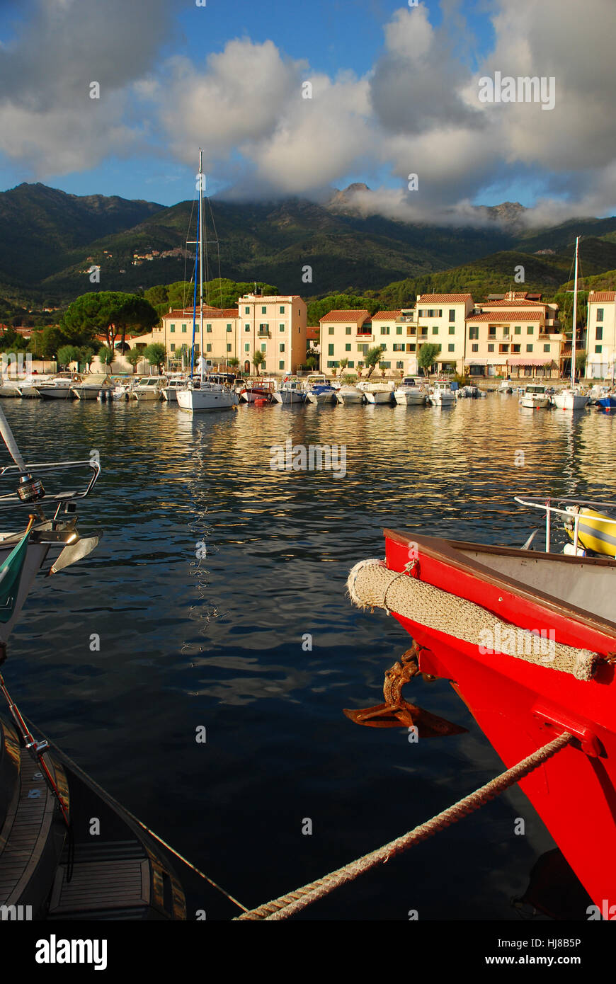 Marciana marina harbour hi-res stock photography and images - Alamy