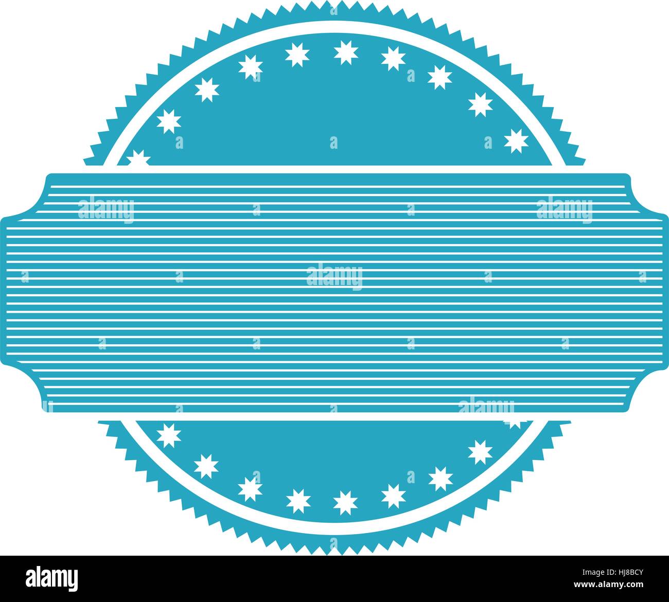 blue stamp abstract art deco emblem with label vector illustration ...