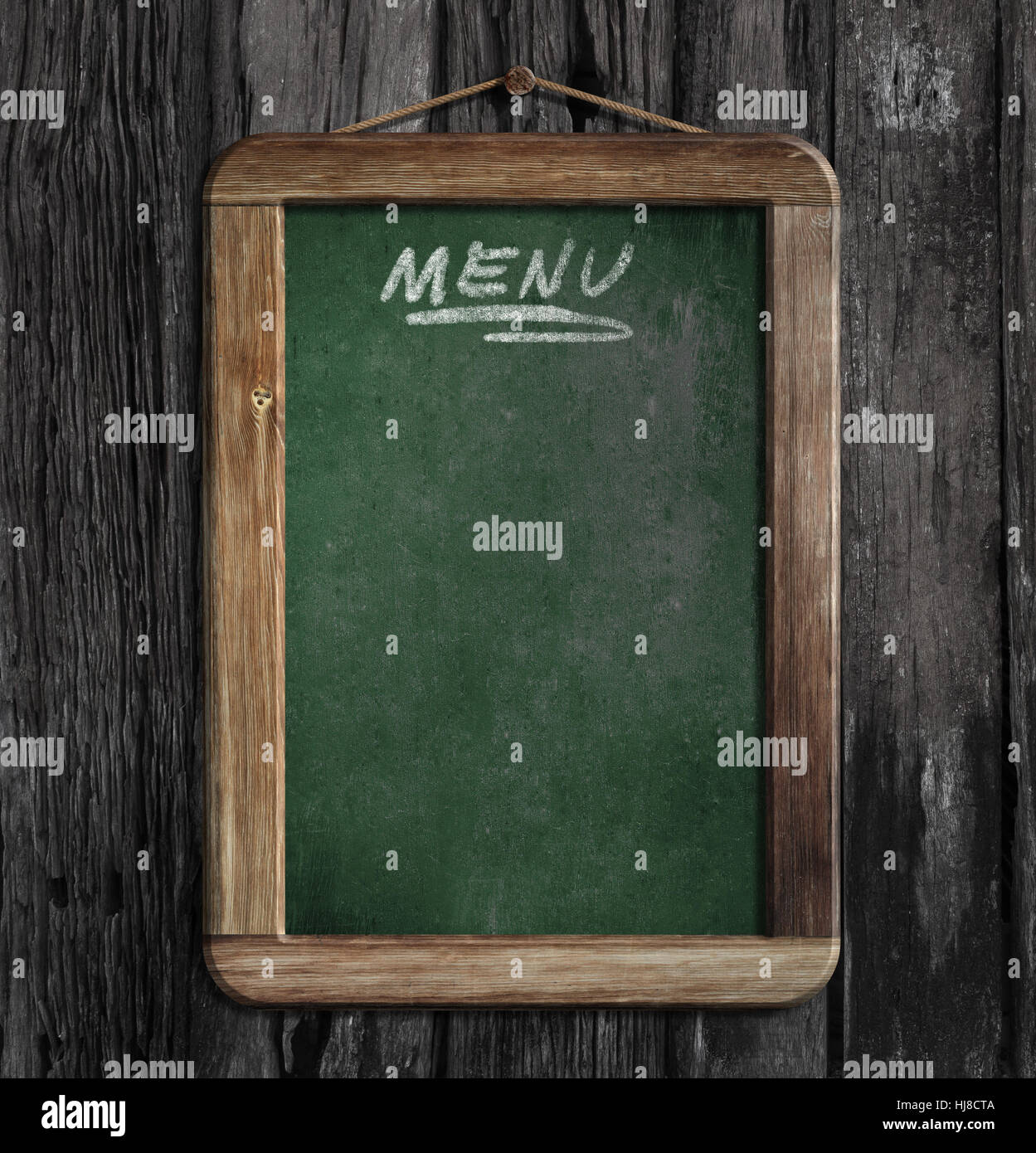 Menu Chalkboard Blank